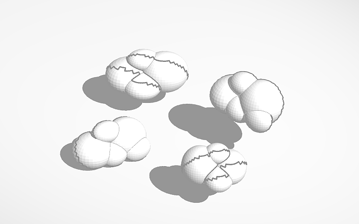 3D design Clouds - Tinkercad