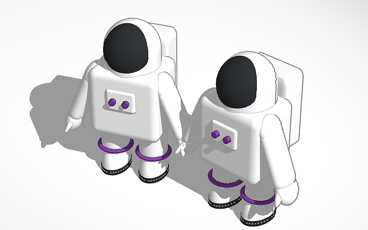 3D design Astronauta - Tinkercad