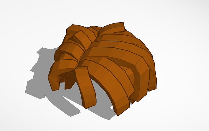 3D design roblox bacon hair - Tinkercad
