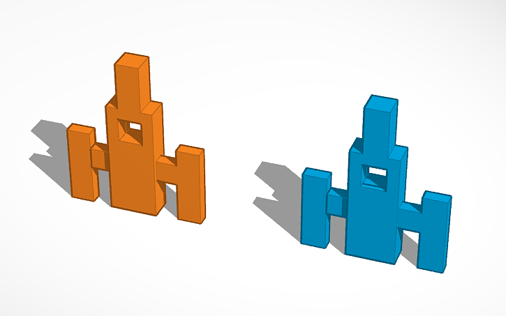 3D design Space Invader Ships | Tinkercad