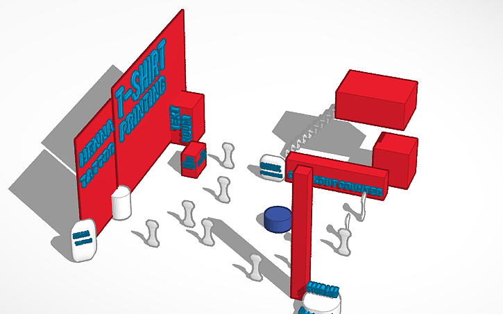3D design Sea Leg 1 - Tinkercad