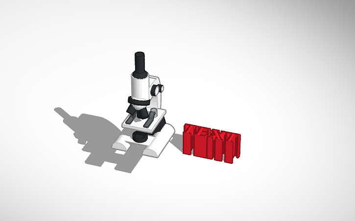 3D design Copy of microscope - Tinkercad
