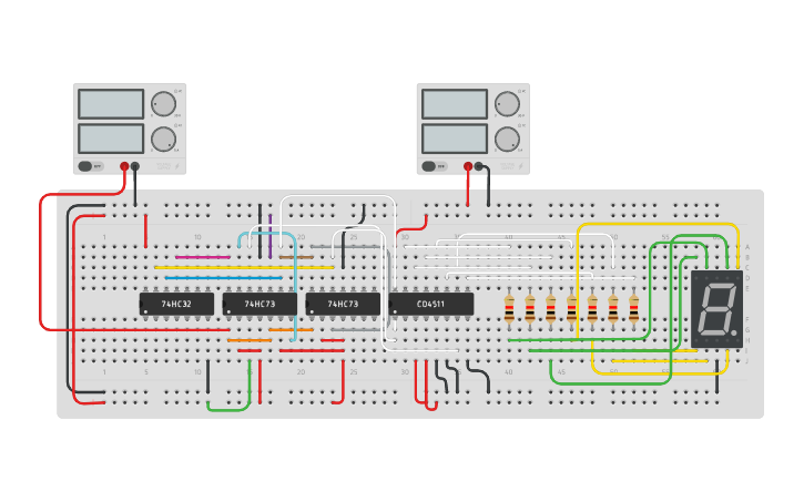 Circuit design Akbar Damas-Counter Sinkron 7473 - Tinkercad