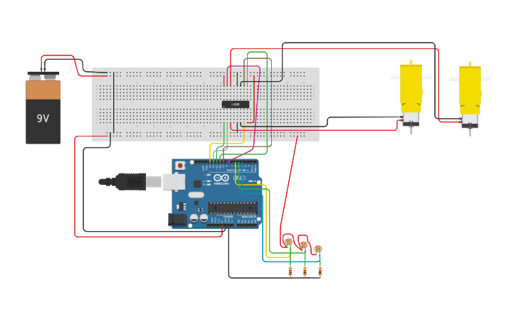 Circuit design Task 3 | Tinkercad