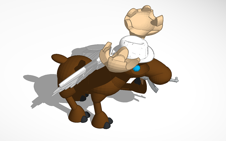 3D design Swag Moose - Tinkercad