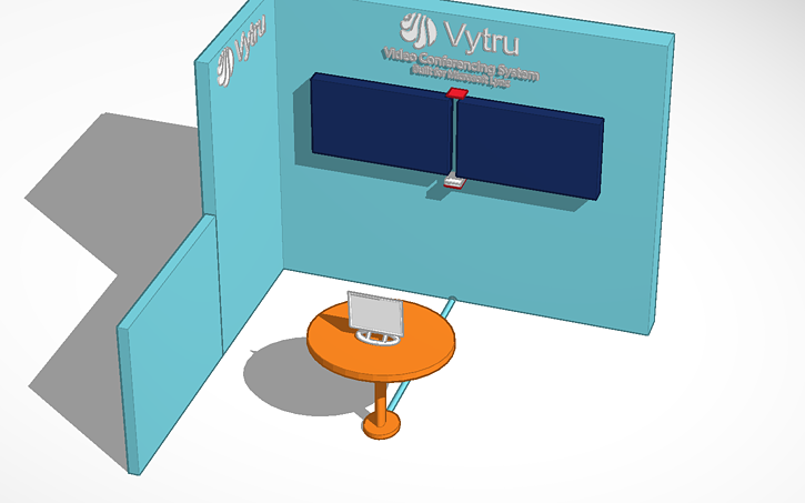 3D design Vytru Enterprise connect booth | Tinkercad