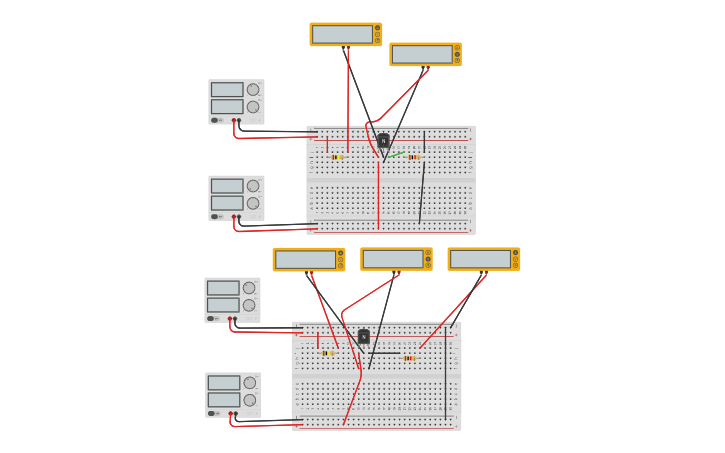 Circuit design common collector characteristics of an npn transistor - Tinkercad