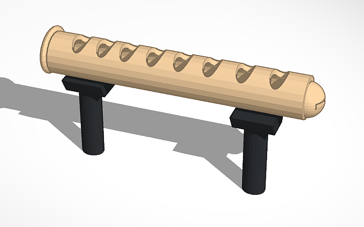3D design Cedrick Inigo F. Canizo Flute - Tinkercad