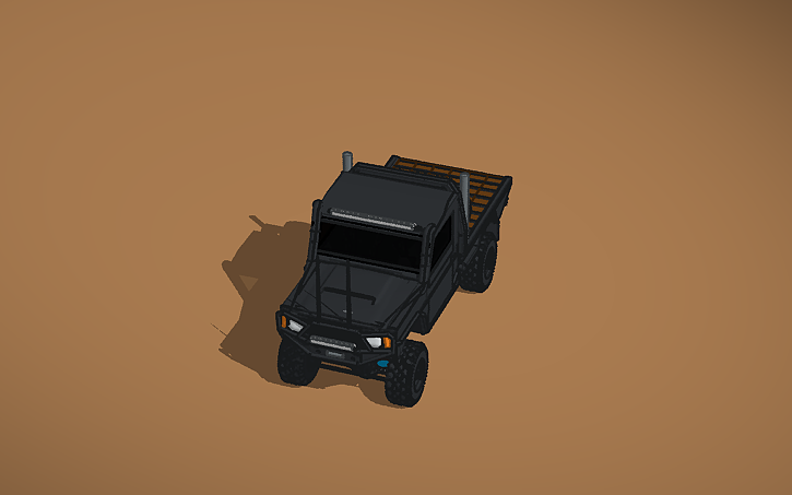 3D design 79 Series Toyota Land Cruiser - Tinkercad