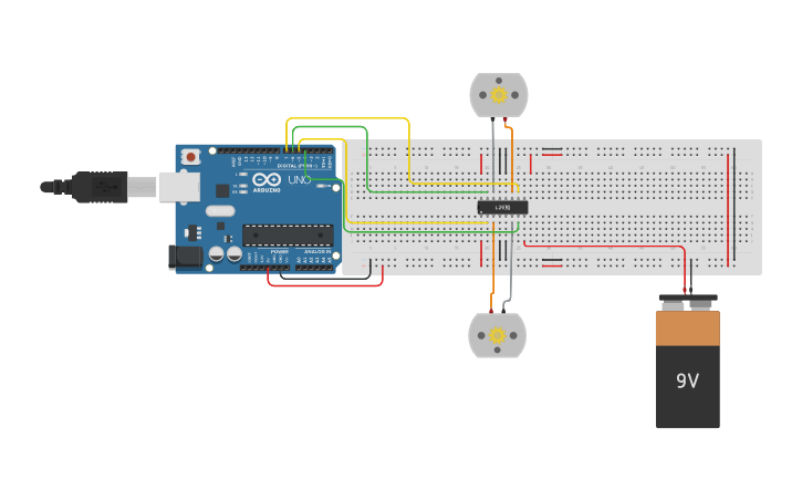 Circuit design Motores DC Pedro Garcia 1018 | Tinkercad