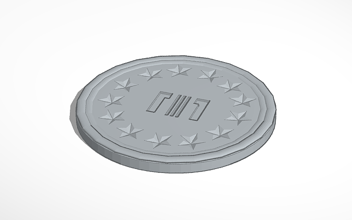 3D design Enclave medallion - Tinkercad