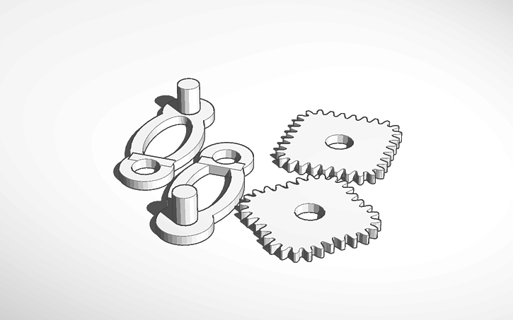 3D design Square Gears (AMellin) | Tinkercad