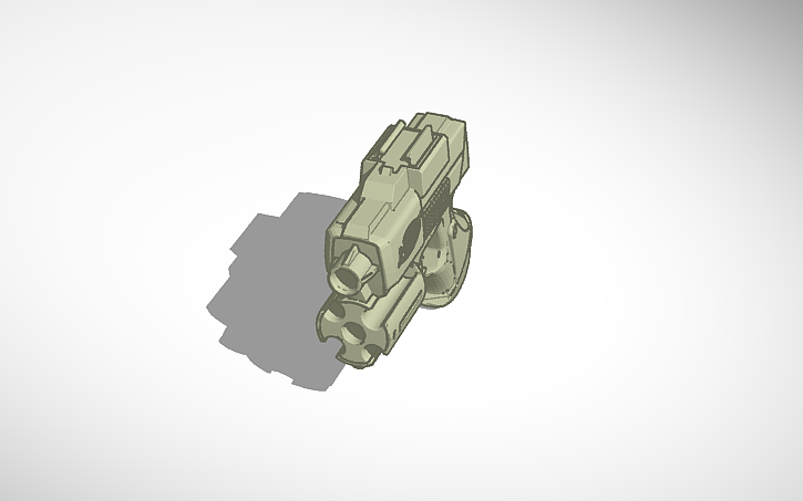 3d Design Nerf Tm Dart Gun Tinkercad