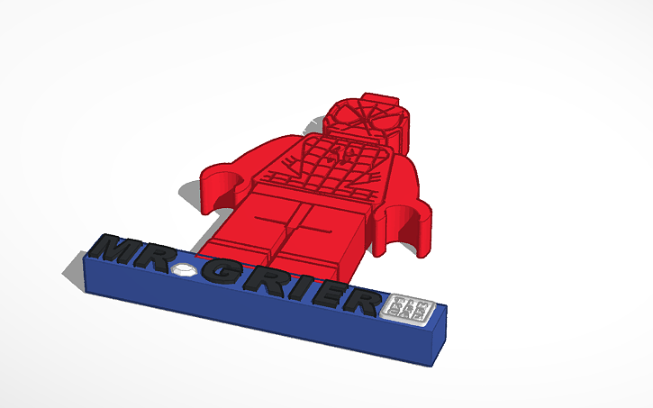 3D design Carlos red - Tinkercad