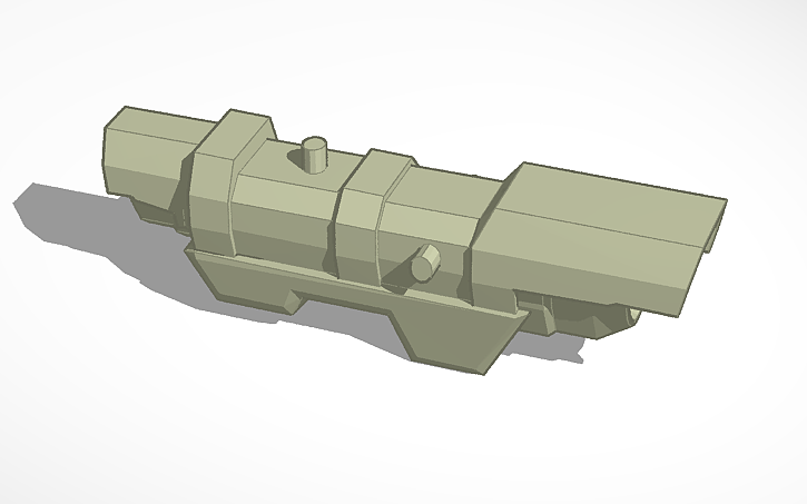 3D design armcannon - Tinkercad