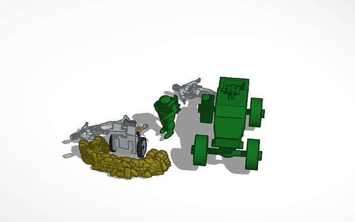 3D design ww2 figt - Tinkercad