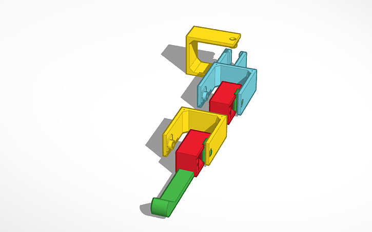3D design Robot Leg V4 - Tinkercad