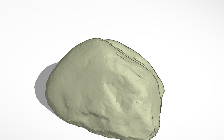 3D design rock - Tinkercad