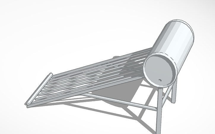 3D design EA2. Calentador solar - Tinkercad
