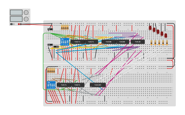 Circuit design Projeto 2 | Tinkercad