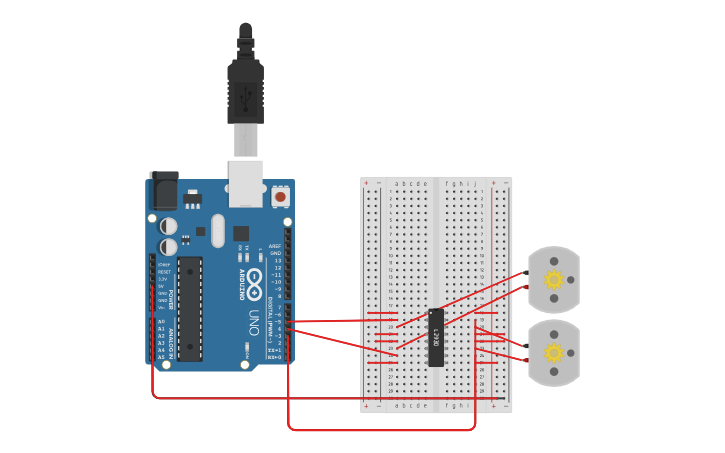Circuit design week 1 project - Tinkercad