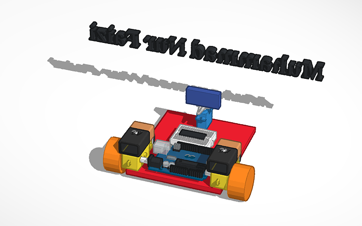 3D design Obstacle Avoiding - Tinkercad