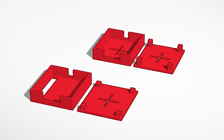 3D design XIAO ESP32C3 case - Tinkercad