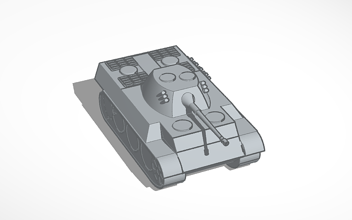 3D design Vk.1602 Leopard - Tinkercad