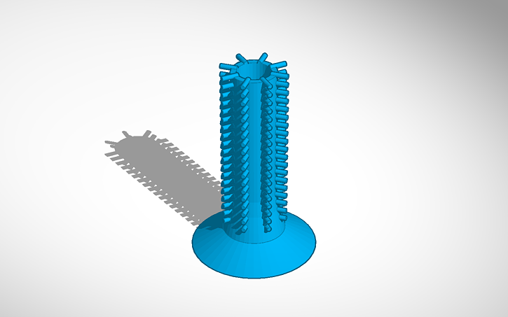 3D design Vertical coil core - Tinkercad