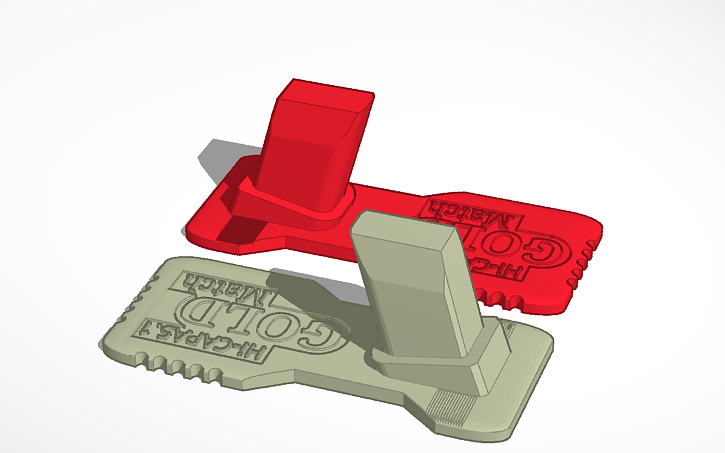 3D design TM Hi-CAPA5.1 Gold Match Stand - Tinkercad