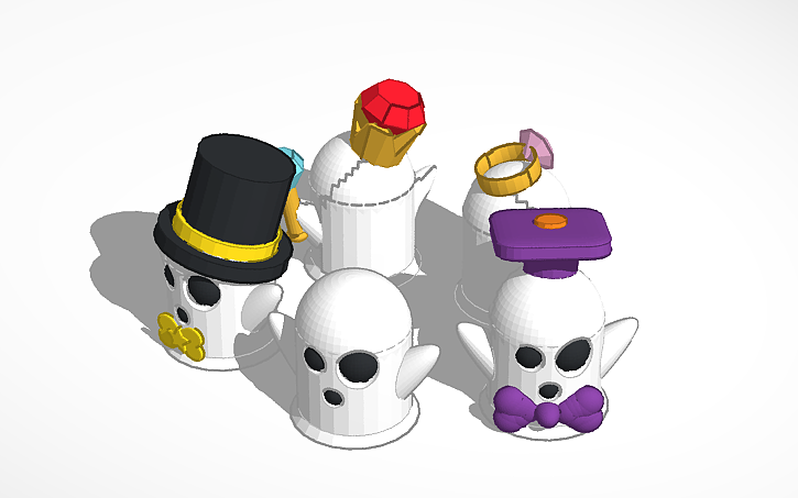3D design Ghost's | Tinkercad