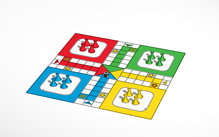 3D design Ludo - Tinkercad