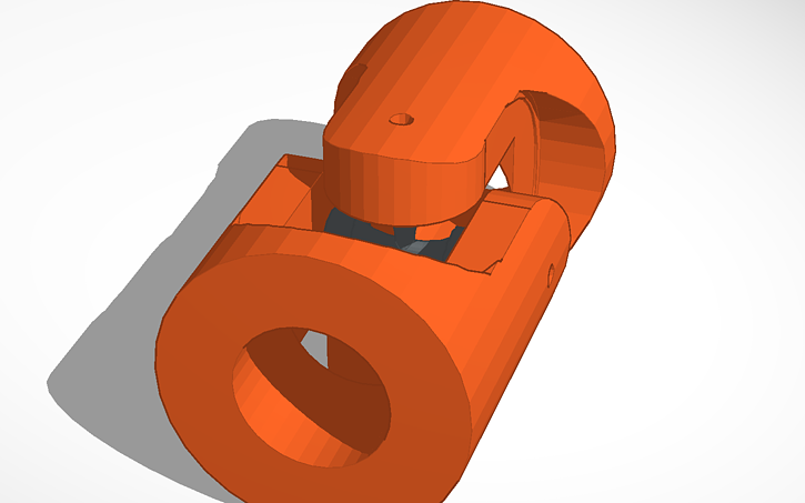 3D design U-Joint - Tinkercad