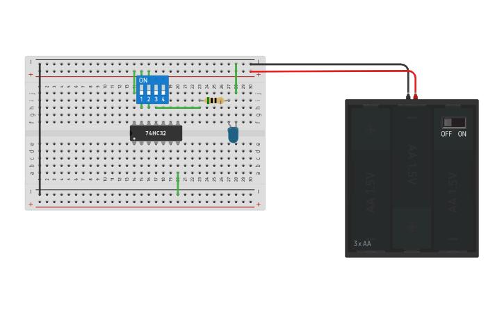 Circuit design Circuito de Comprobación de las Compuertas Lógicas 7432 ...