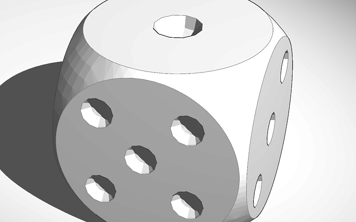 3D design Adam Dice - Tinkercad