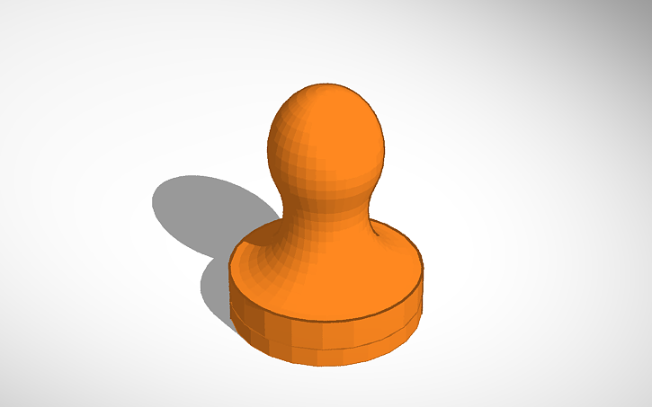 3D design NAME STAMP - Tinkercad