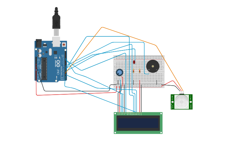 Circuit design Examen Ejercicio2 - Tinkercad