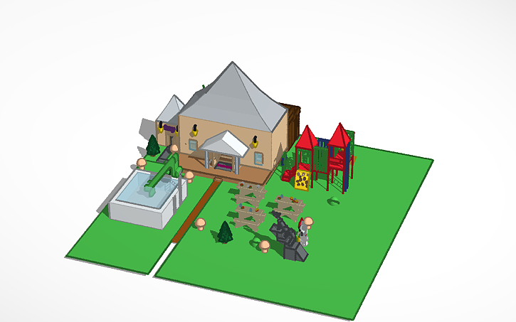 3D design Mansion Collab | Tinkercad