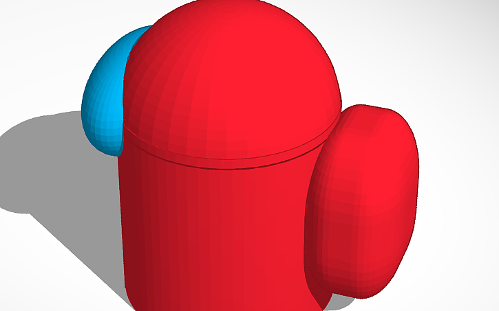 3D design Among Us - Tinkercad