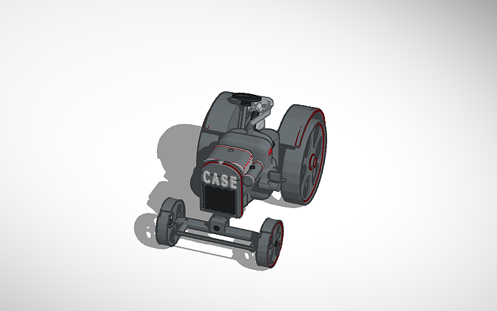 3D design J. I. Case Crossmotor 15-27 - Tinkercad