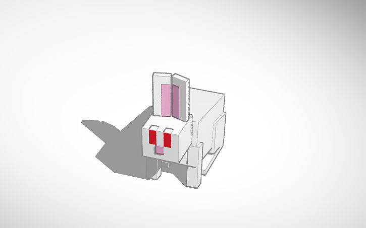 3D design Minecraft Rabbit-Made by me | Tinkercad