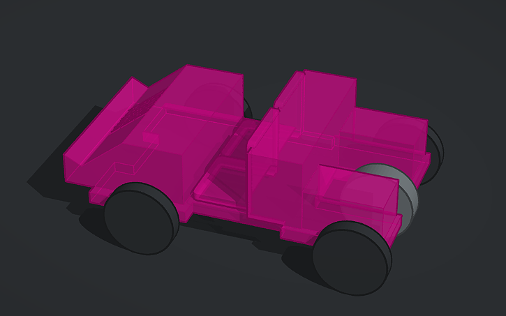 3D design Copy of Sim Lab: Car - Tinkercad