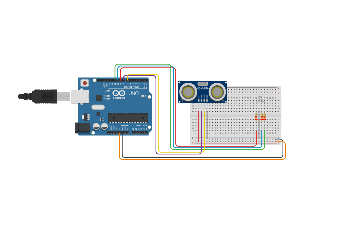Circuit design Trabajo de robótica - Tinkercad