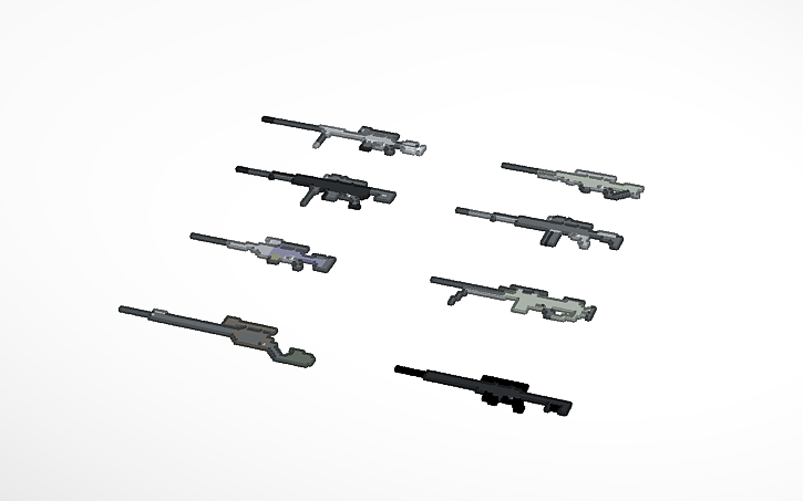 3D design Codm snipers | Tinkercad