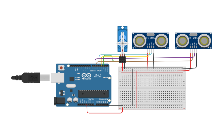 Circuit design Leonela Rodiño-- Servomotor controlado por sensor de ... Circuit design Leonela Rodiño-- Servomotor controlado por sensor de ...