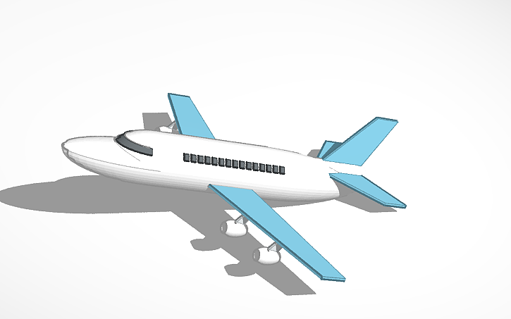 3D design AIRPLANE - Tinkercad