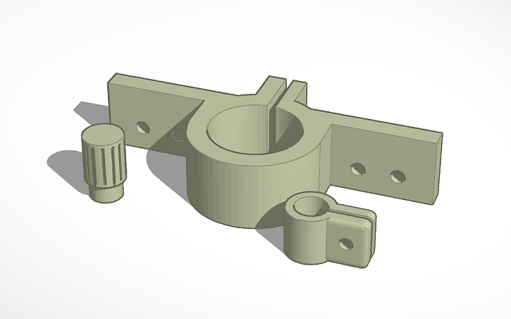 3D design Clamps and filter - Tinkercad