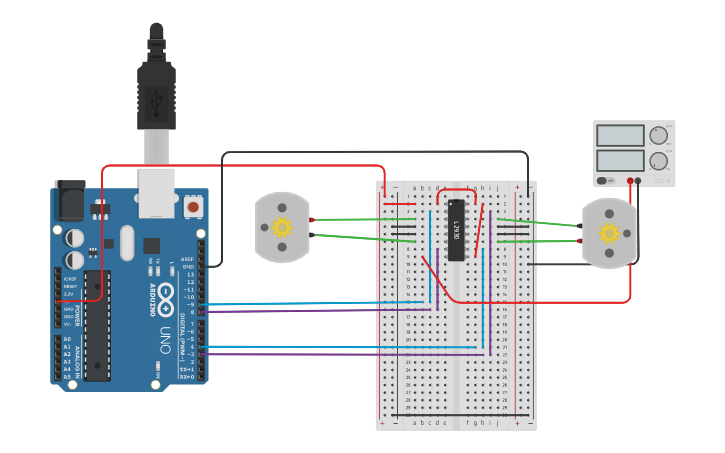 Circuit design Examen Ejercicio_2 | Tinkercad