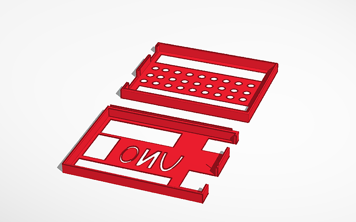 3D design Soporte del Arduino UNO - Tinkercad