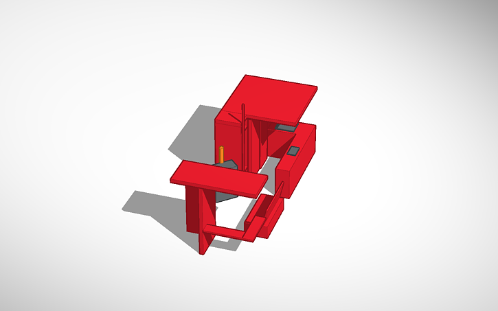 3D design Tiny House interior (1mm:1in) | Tinkercad